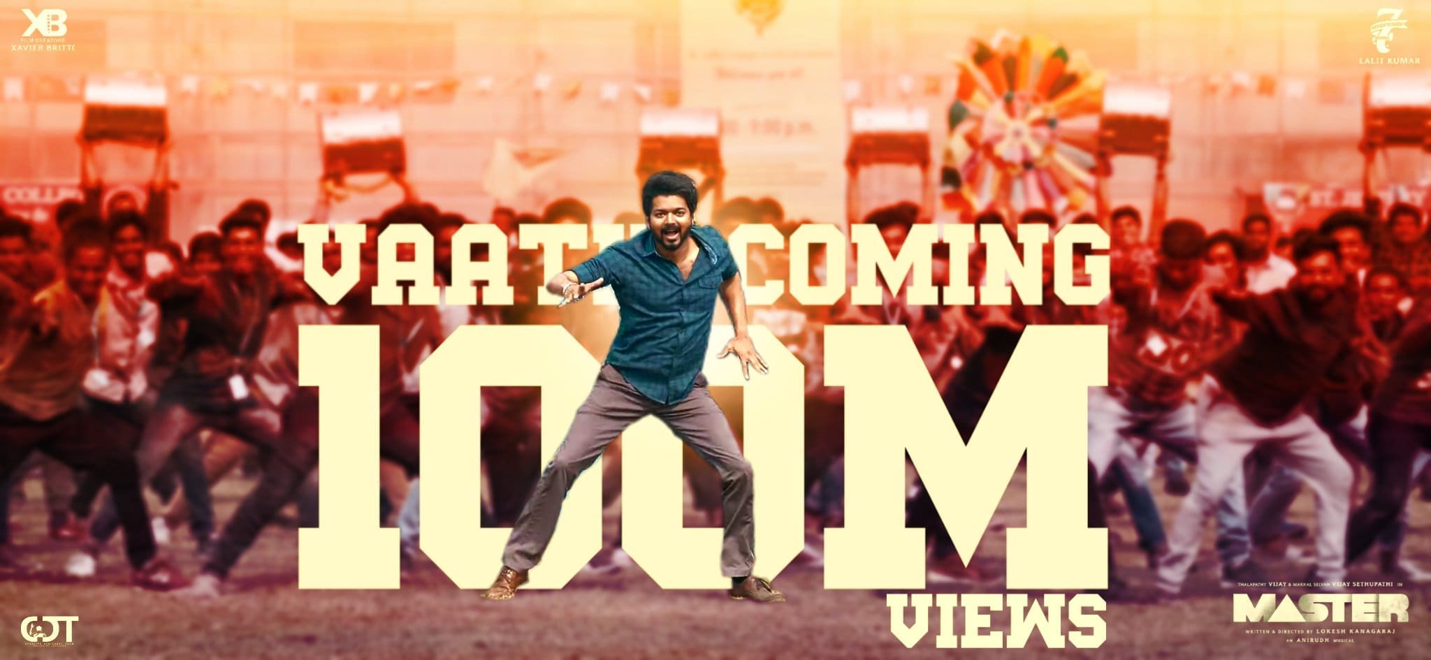 புதிய சாதனை படைத்த வாத்தி கம்மிங் பாடல்.... கொண்டாடும் ரசிகர்கள் ...