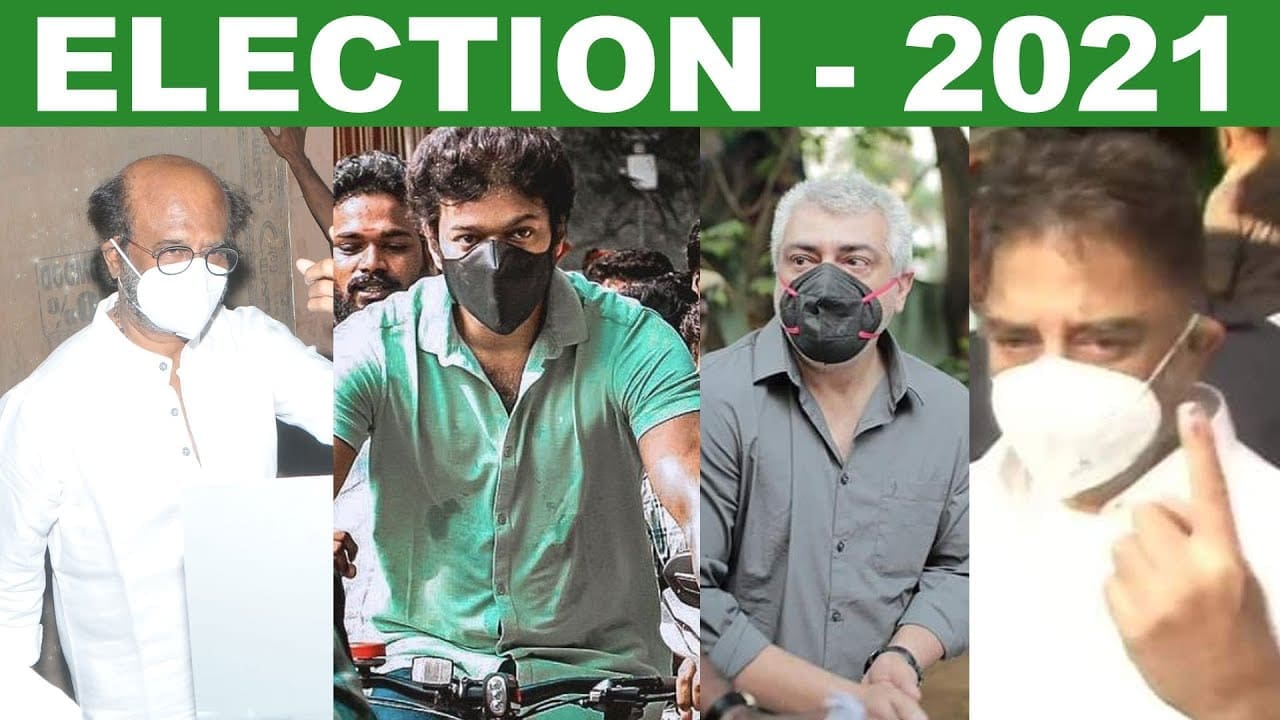 Stars And Celebrities Who Cast Their Votes - TN Election 2021 | Tamilstar