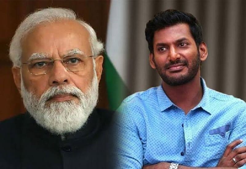 பிரதமர் மோடிக்கு நன்றி தெரிவித்து விஷால் போட்ட பதிவு..காரணம் என்ன ...