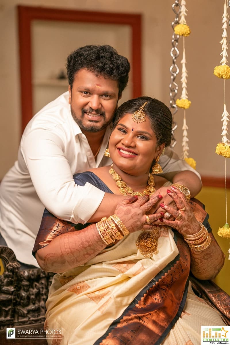 Robo Shankar Daughter Indraja Shankar Engagement Photos | Tamilstar