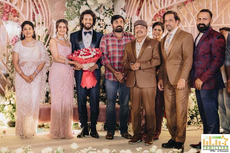 Aishwarya Arjun and Umapathy Ramaiah Wedding Reception Photos | Tamilstar